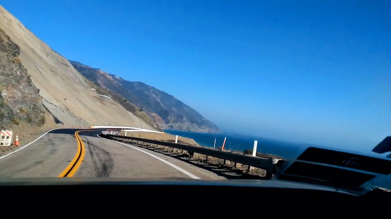 Very scenic drive along the coast hugging Pacific Coast Highway in Big ...