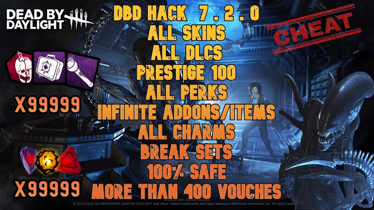 Hack DBD 7.2.0: ALL PERKS/PRESTIGE 100/UNLOCKER/CHEAT/ALIEN/ITEMS ...