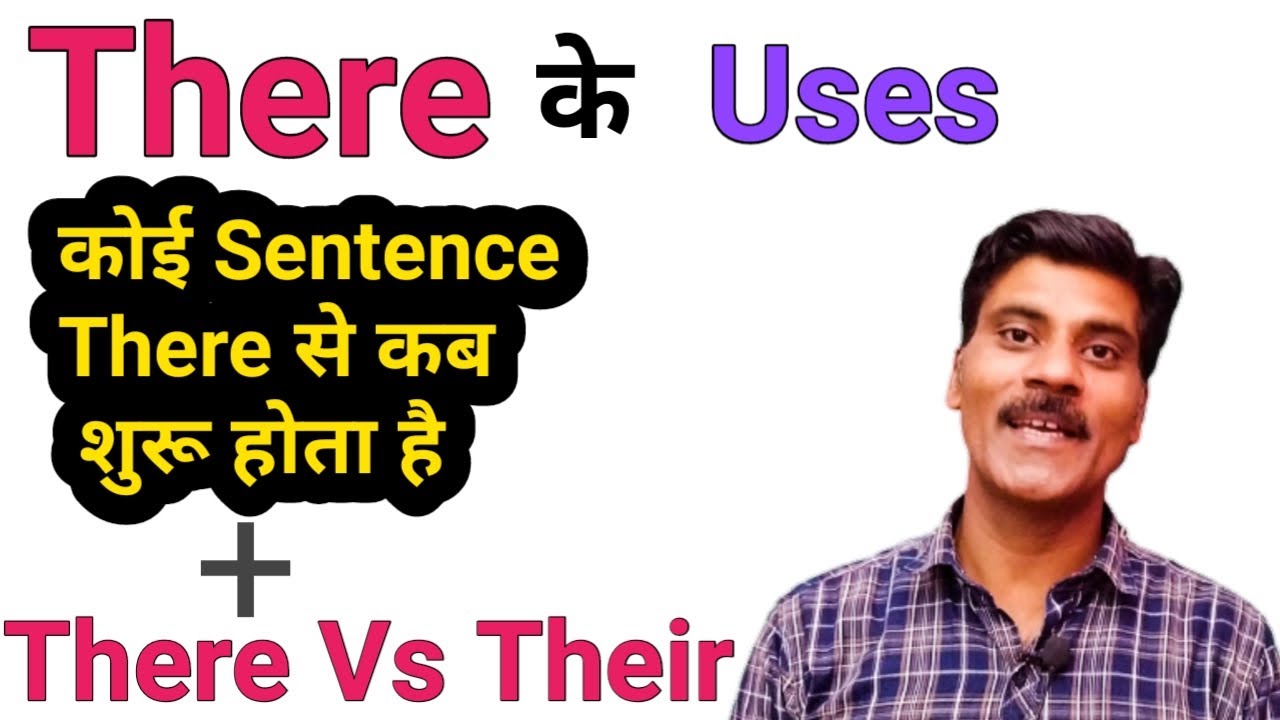 Use of there in English grammar | There Vs Their | English basic ...