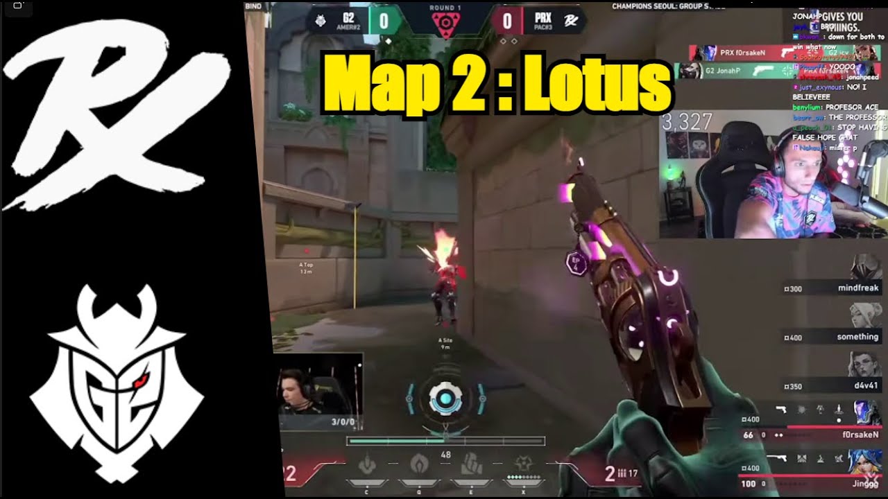 FNS reacts to PRX vs G2 | Map 2 | Valorant Champions 2024 | - YouTube