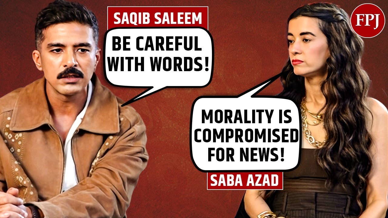 Saqib Saleem and Saba Azad On News Business and 'Crime Beat'! - YouTube