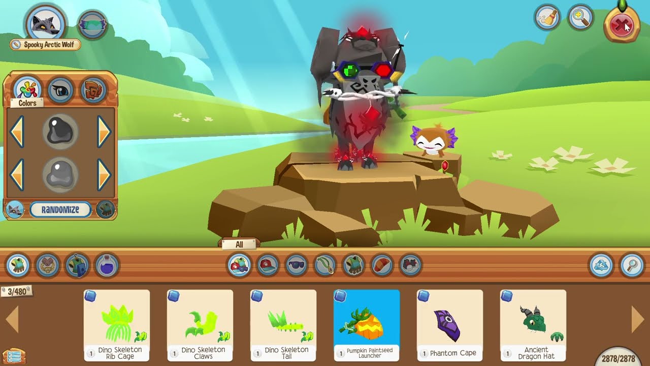 SPOOKY ARCTIC WOLVES BUNDLE | Awesome Armor Sets | Animal Jam - YouTube