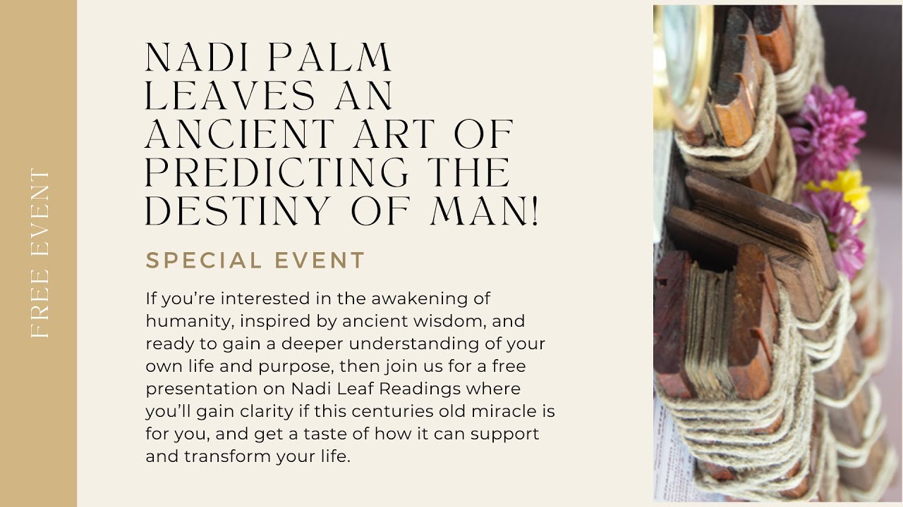 Sharing about my Indian Nadi Reading - YouTube