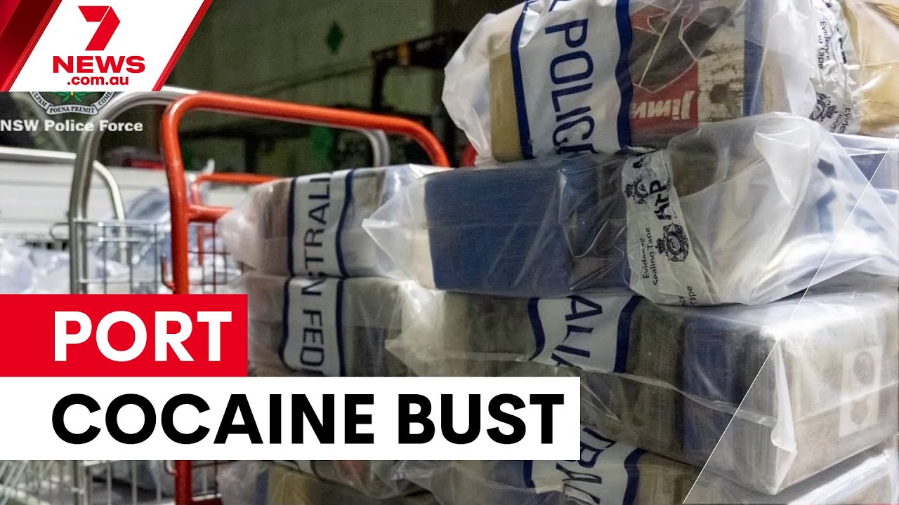 Sydney port workers charged over cocaine smuggling | 7NEWS - YouTube