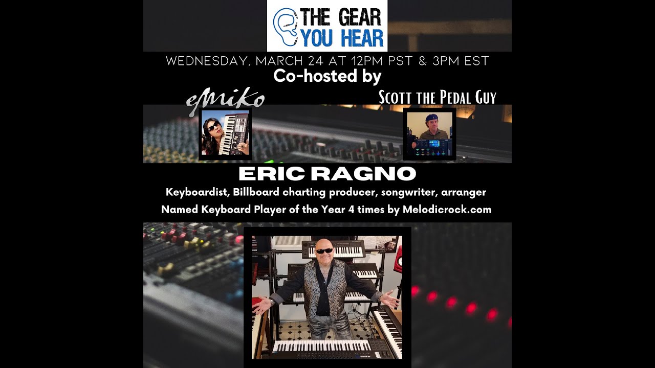 The Gear You Hear ft. Eric Ragno - rock keyboards, Alesis Wireless ...