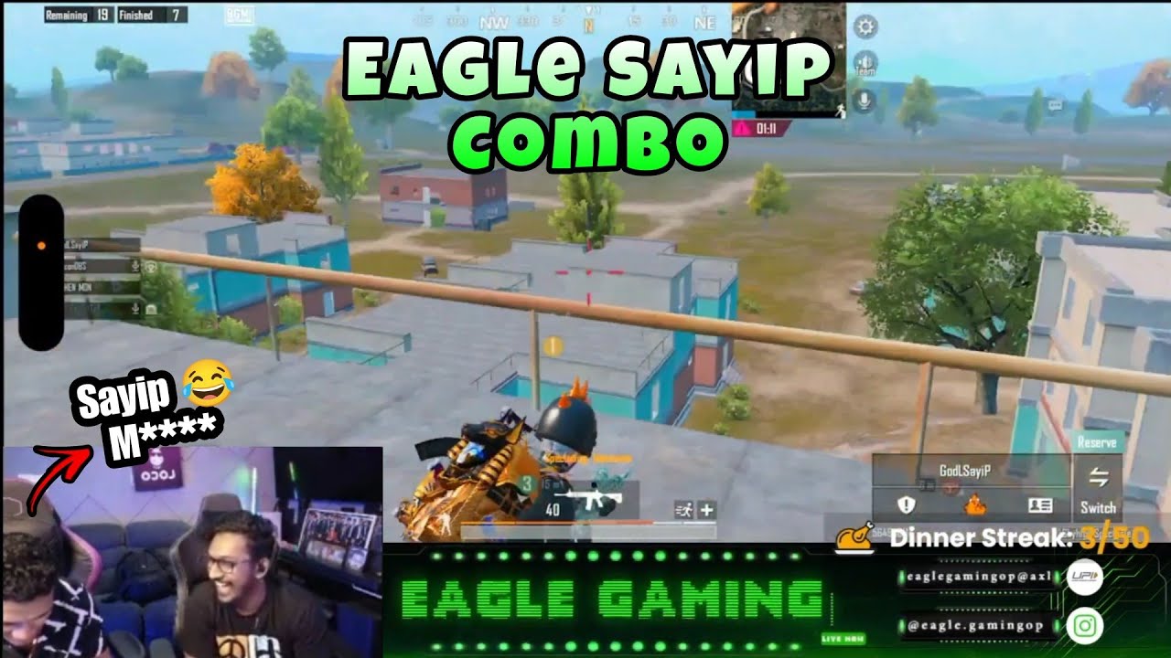 Eagle Sayip Combo 🥵 | Sayip 😂 | BGMI | Highlights - YouTube
