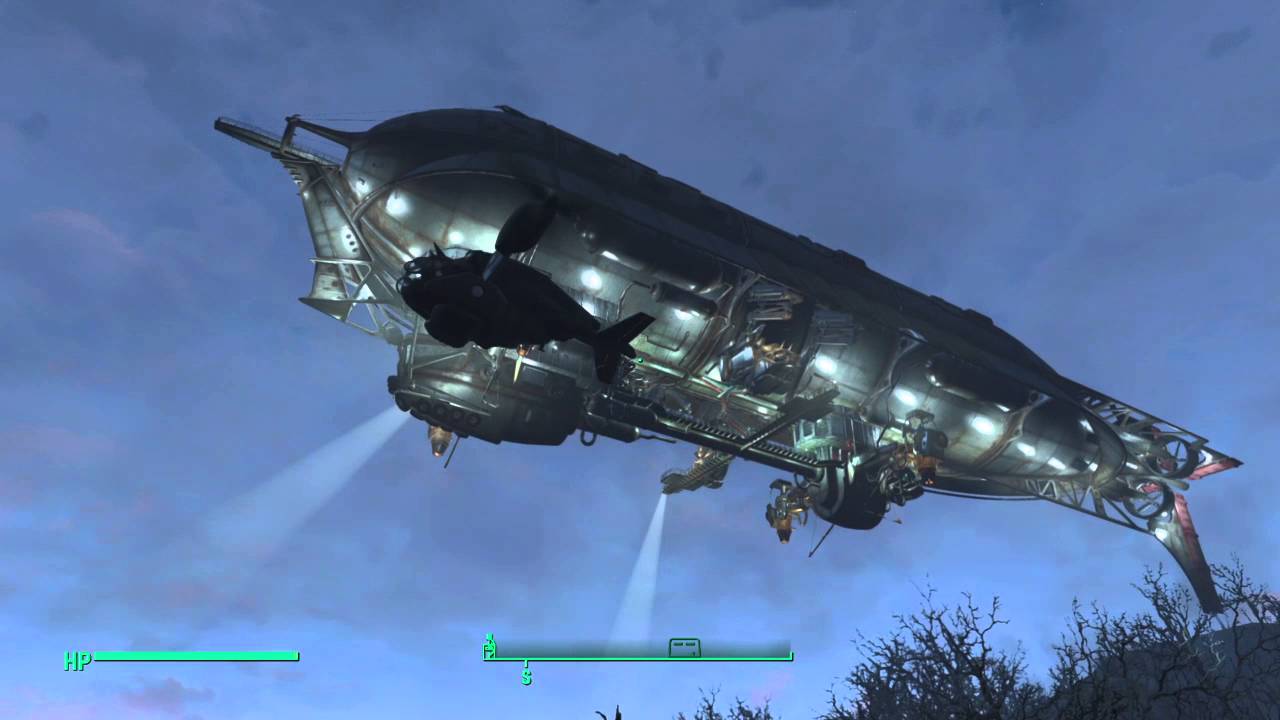 Fallout 4: Seeing the BoS Airship - YouTube