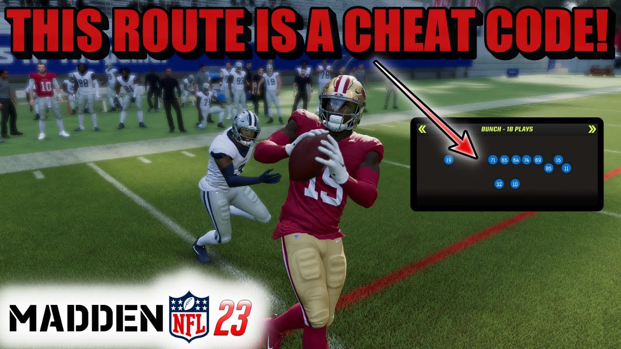 THIS ROUTE IS A CHEAT CODE! KILL ANY DEFENSE! MADDEN 23 TIPS - YouTube
