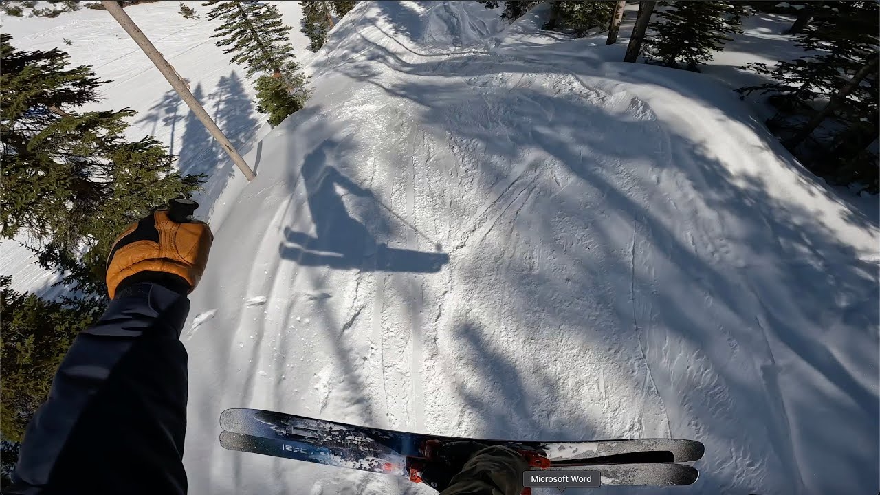 SKIING Ninja Marmot! Big Sky Bike Park - YouTube