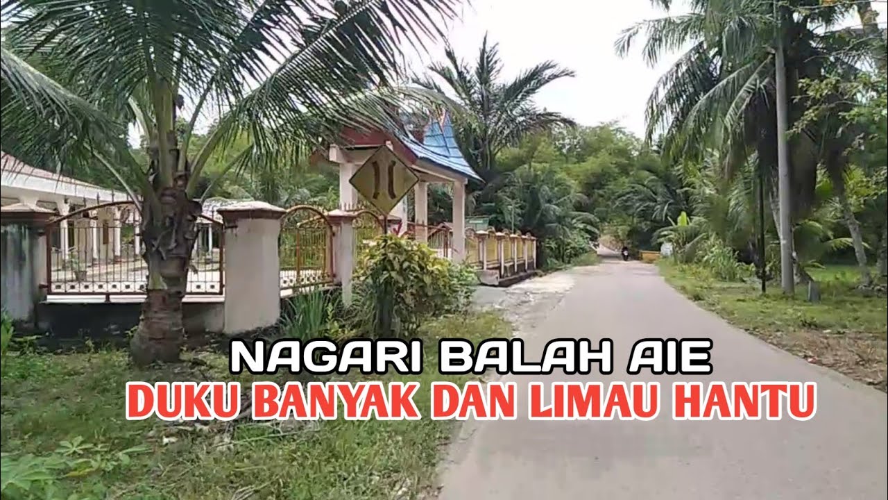 kampung duku banyak sampai limau hantu balah aie timur - YouTube