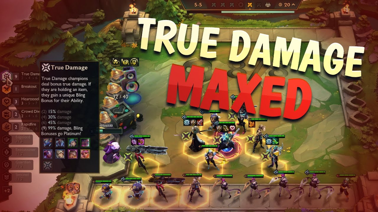 9 TRUE DAMAGE = INSTANT WIN | TFT SET 10 RANKED - YouTube