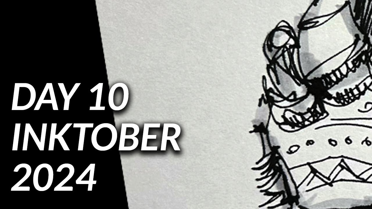 INKTOBER 2024 DAY 10, NOMADIC - YouTube
