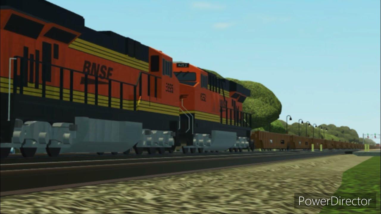 Metra BNSF Train Simulator: BNSF SD70ACe Leads with Mega Bare Table and Middle DPU And Hornshow ...