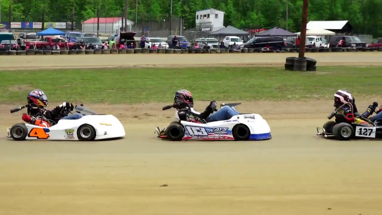 5-27-17 Stateline Speedway Karts Sr 350 Clone Feature - YouTube