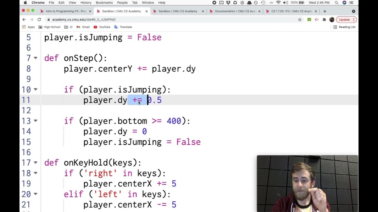 Jump Explanation - CMU CS Academy 6.3.x - YouTube