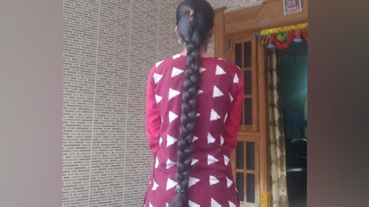 Thick Long hair Braiding || Unbraiding || hair play - YouTube