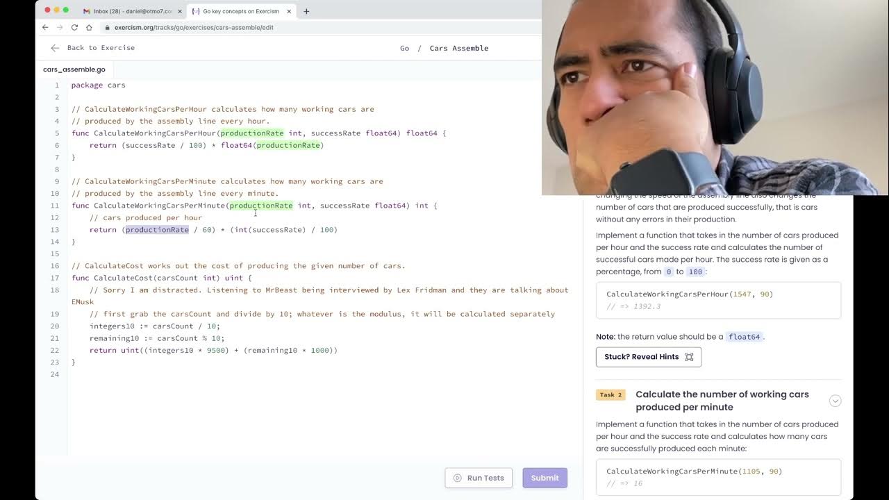 exercism: Go (golang) track for beginners (modulus, math and more conditionals) -- pretty HARD ...