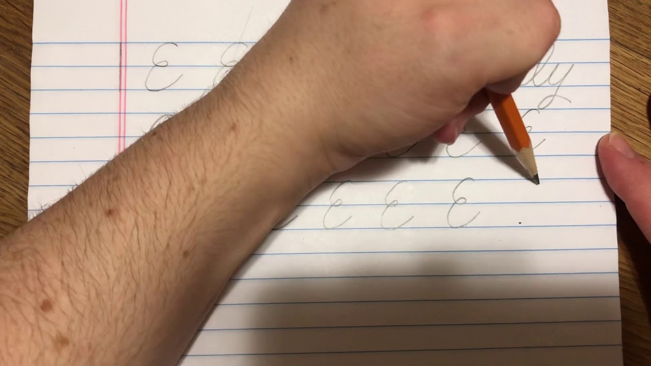 Cursive Tutorial 3 - YouTube