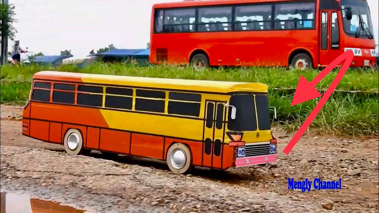 How to make bigger truck bus form cardboard, DIY make car can run on ...