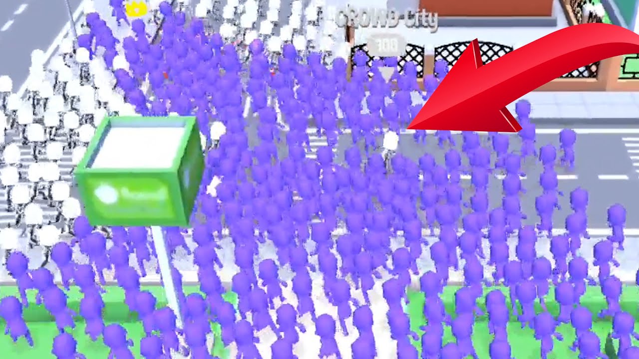 Crowd City World Record Map Control: 100.00% #994 - YouTube
