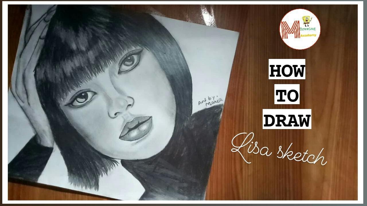 Sketch of LISA - BlackPink || easy steps for beginners || How to draw ...