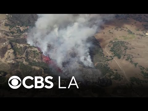 Evacuations ordered as Riverside County crews battle Volcano Fire near Murrieta