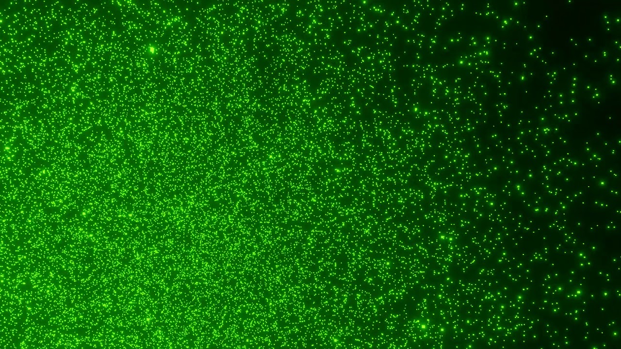 Green particle explosion - YouTube