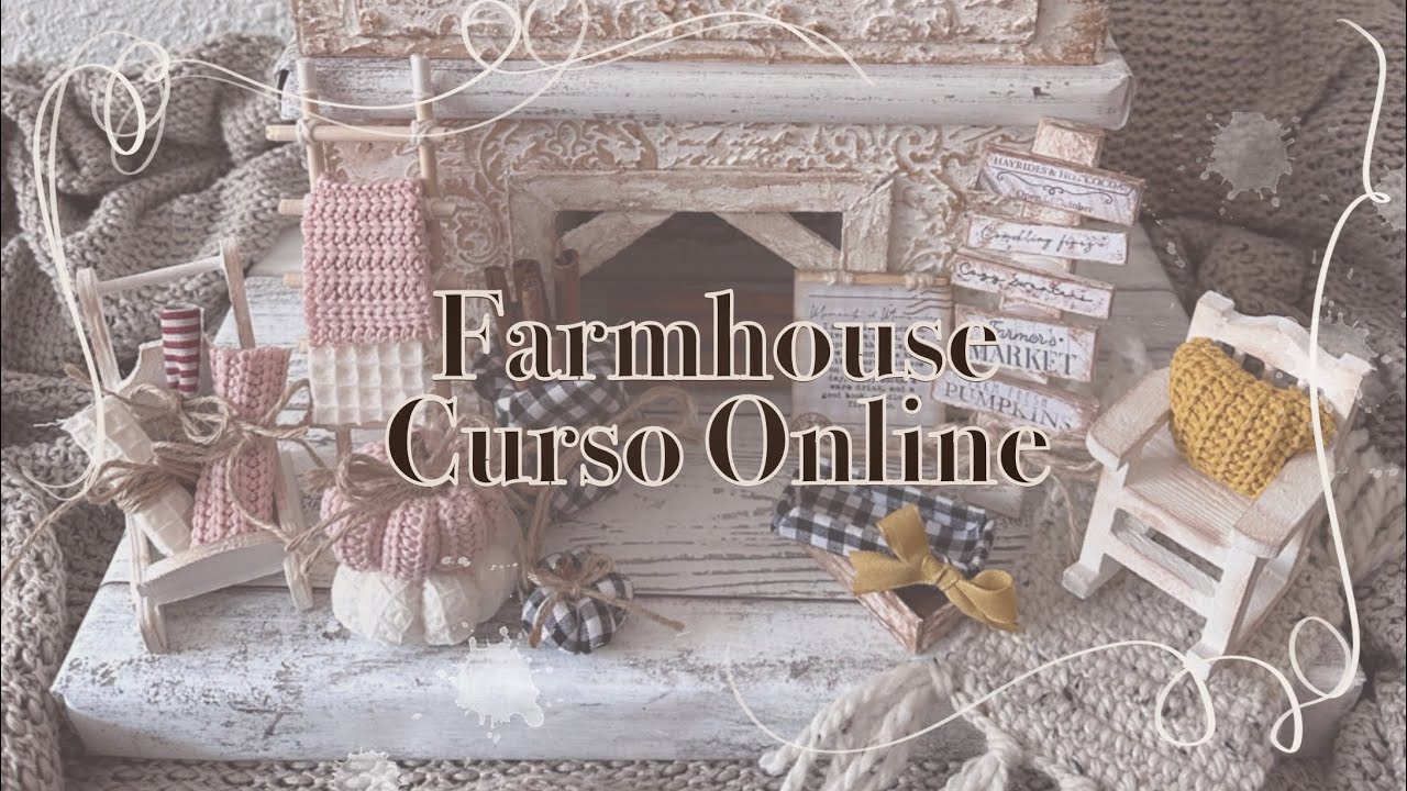 CURSO ONLINE Farmhouse | Cómo hacer una chimenea y sus decoraciones ...