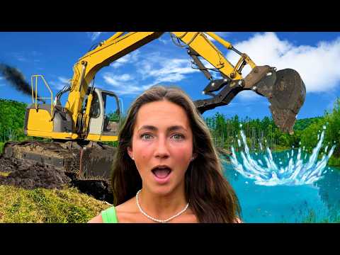 Digging A DEEP 1 Acre Pond With CHEAP Equipment