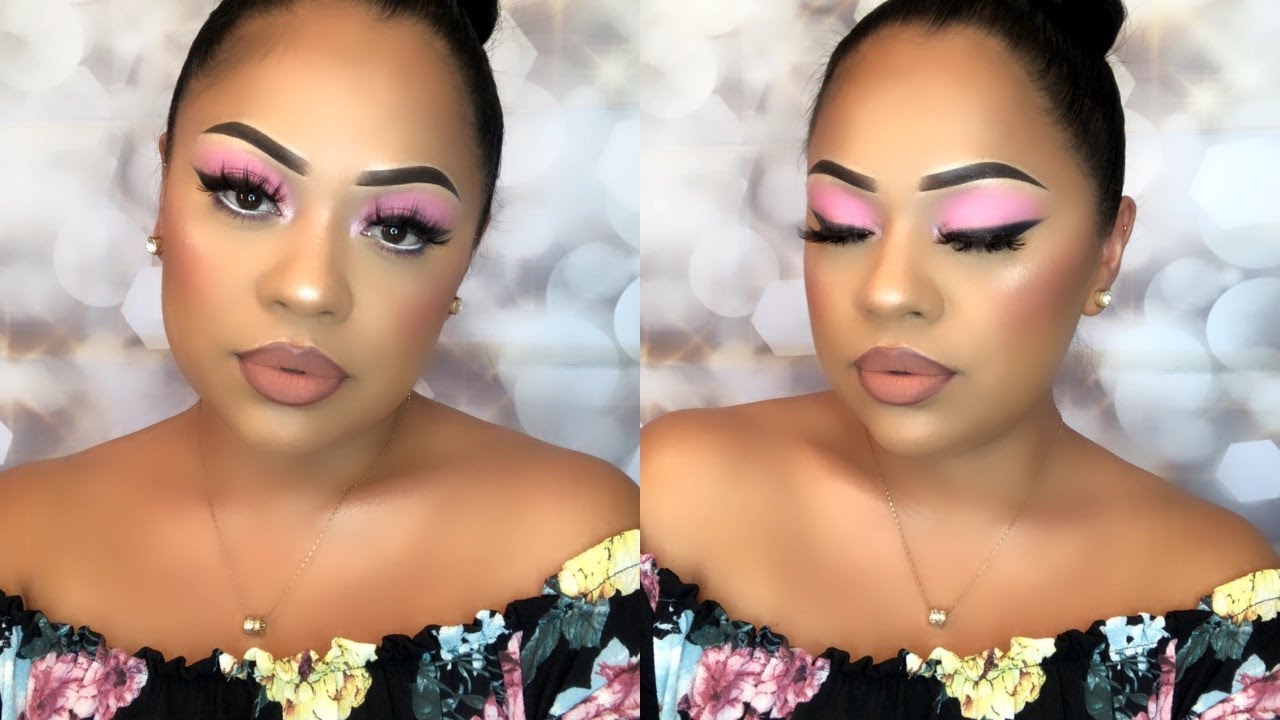Easy Makeup Tutorial for beginners / Valentines Day Makeup / Pink ...