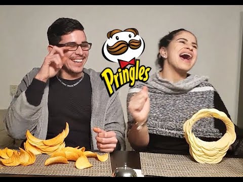 PRINGLES RING CHALLENGE | BROTHER VS SISTER - YouTube
