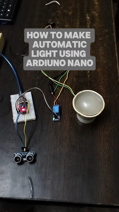 |Automatic light using ardiuno nano|#tech #techattack #schoolproject # ...