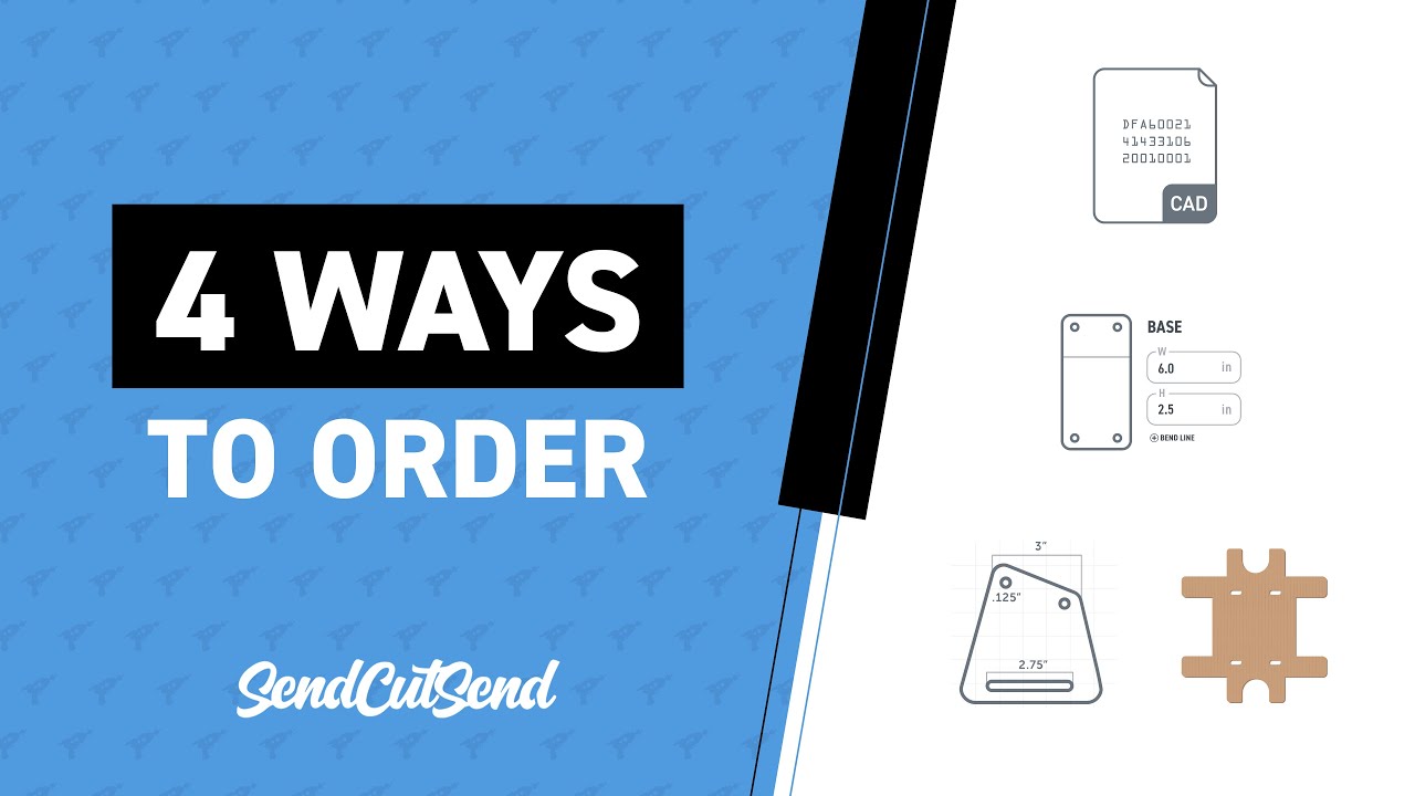 How to Order Custom Sheet Metal Parts from SendCutSend - YouTube