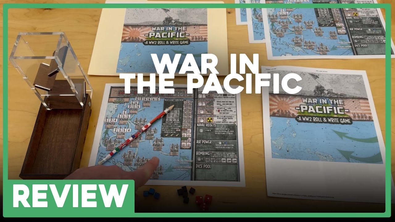 Review | War in the Pacific | Solo Wargame | The Players' Aid - YouTube