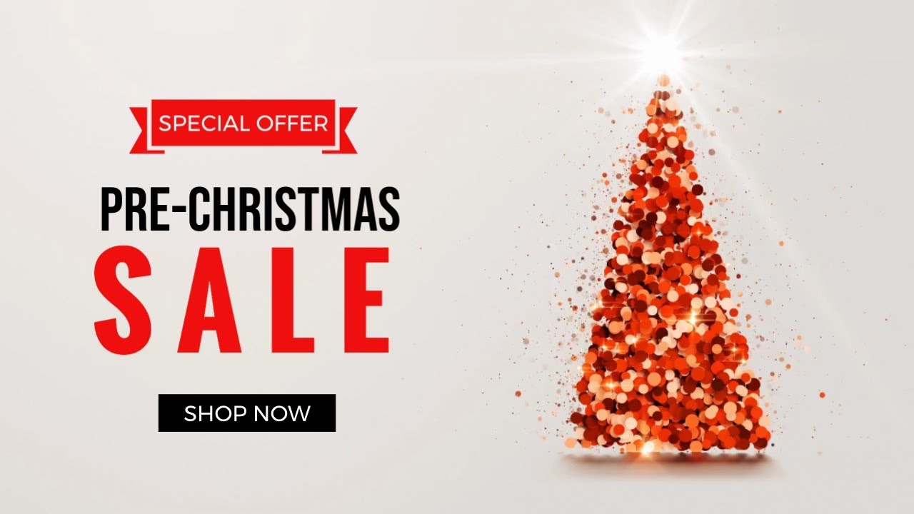 Free Pre Christmas Sale Video Template (Customizable) - FlexClip - YouTube