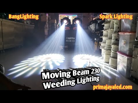 Moving Beam 230 Weeding Lighting - YouTube