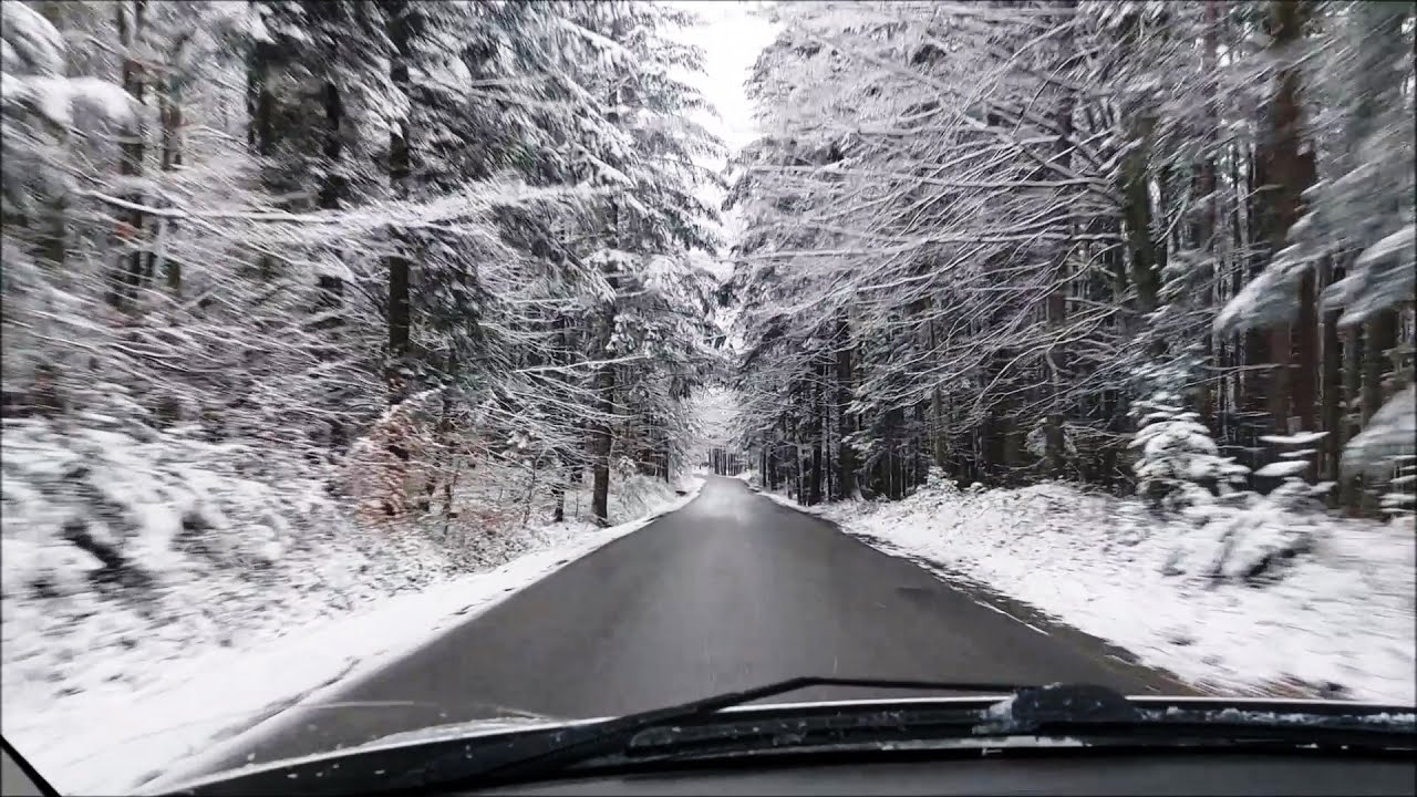 Winter is Coming - First Snow Drive of 2022 - YouTube