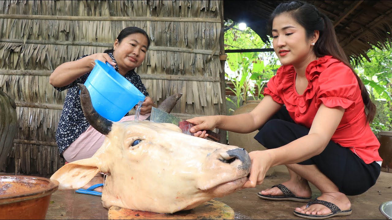 Countryside Life TV: Yummy village food recipe / Collect vegetable ...