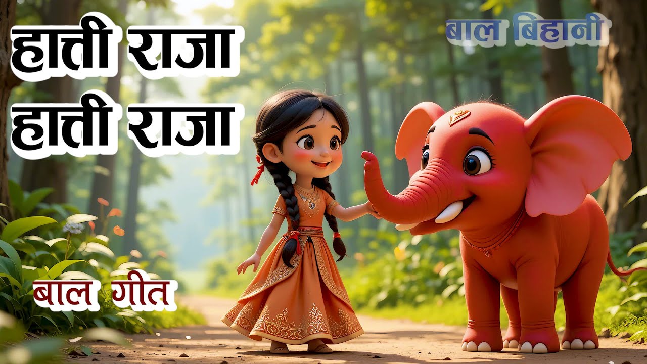 Hatti Raja हात्ती राजा | Nepali Rhymes for Children | Bal Bihani बाल ...
