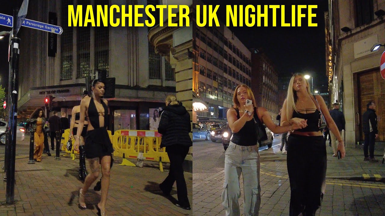 🇬🇧MANCHESTER UK NIGHTLIFE Walking Tour in 4K UHD 60fps 🇬🇧 - YouTube