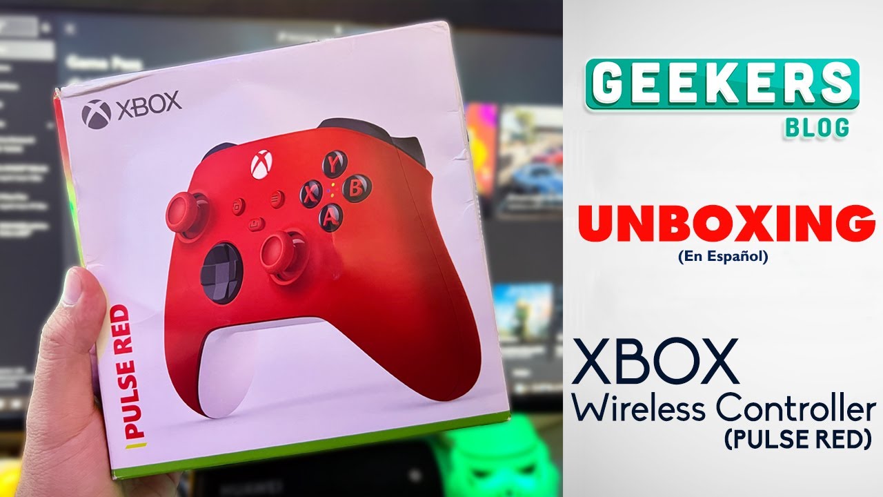Xbox Wireless Controller Pulse Red, primeras Impresiones en PC 🎮 ...