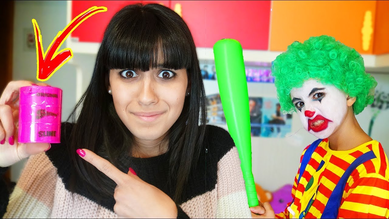 TROVA GLI SLIME NASCOSTI DAL CLOWN MALEFICO!! - Skifidol Slime Original ...