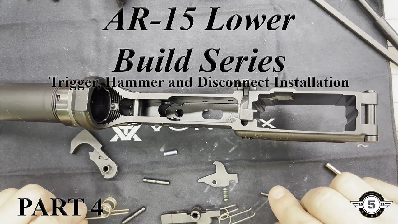 AR 15 Lower Assembly Video Series Part 4 Trigger Hammer and Disconnect ...