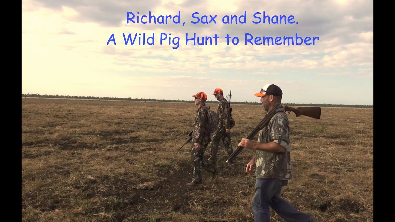 Richard, Sax and Shane. The Wild Pig Hunt to Remember. - YouTube