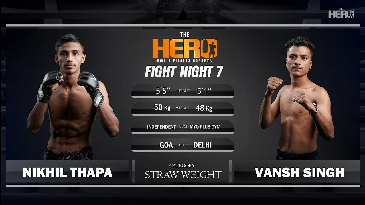 NIKHIL THAPA VS VANSH SINGH FULL FIGHT - YouTube