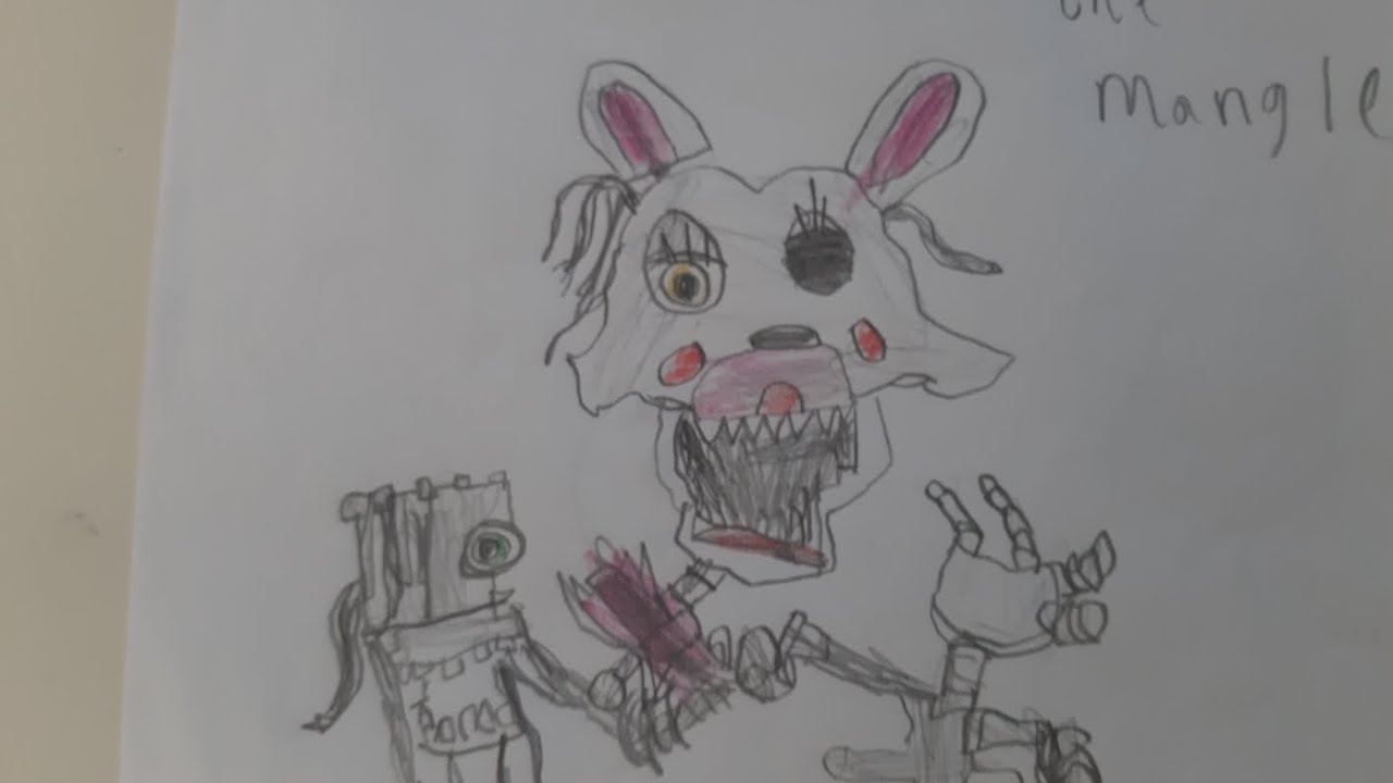 how to draw mangle part 2 - YouTube