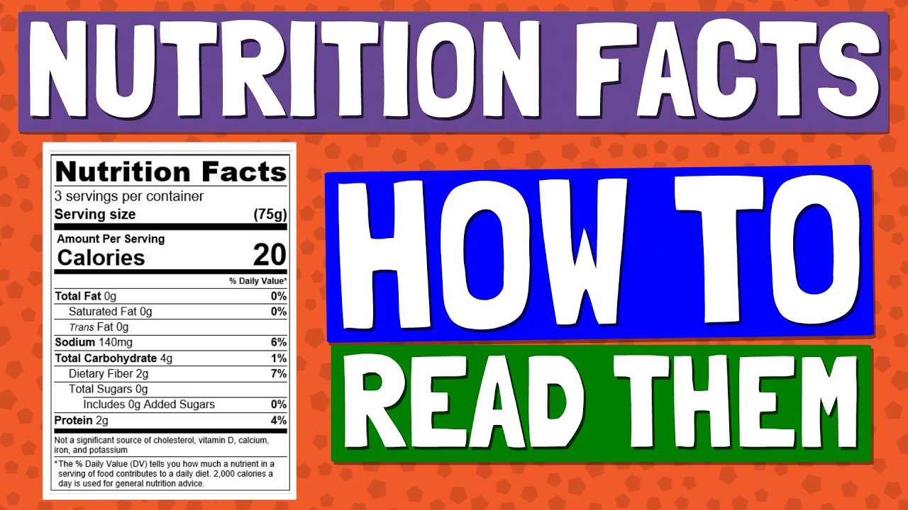 The Misleading Nature of Nutrition Facts Labels - YouTube