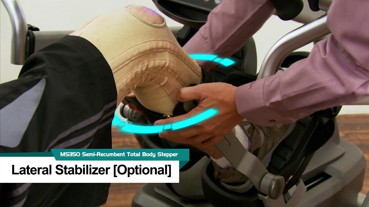 MS350 The Footplates The Spirit MS350 Full Body Stepper Wheelchair ...