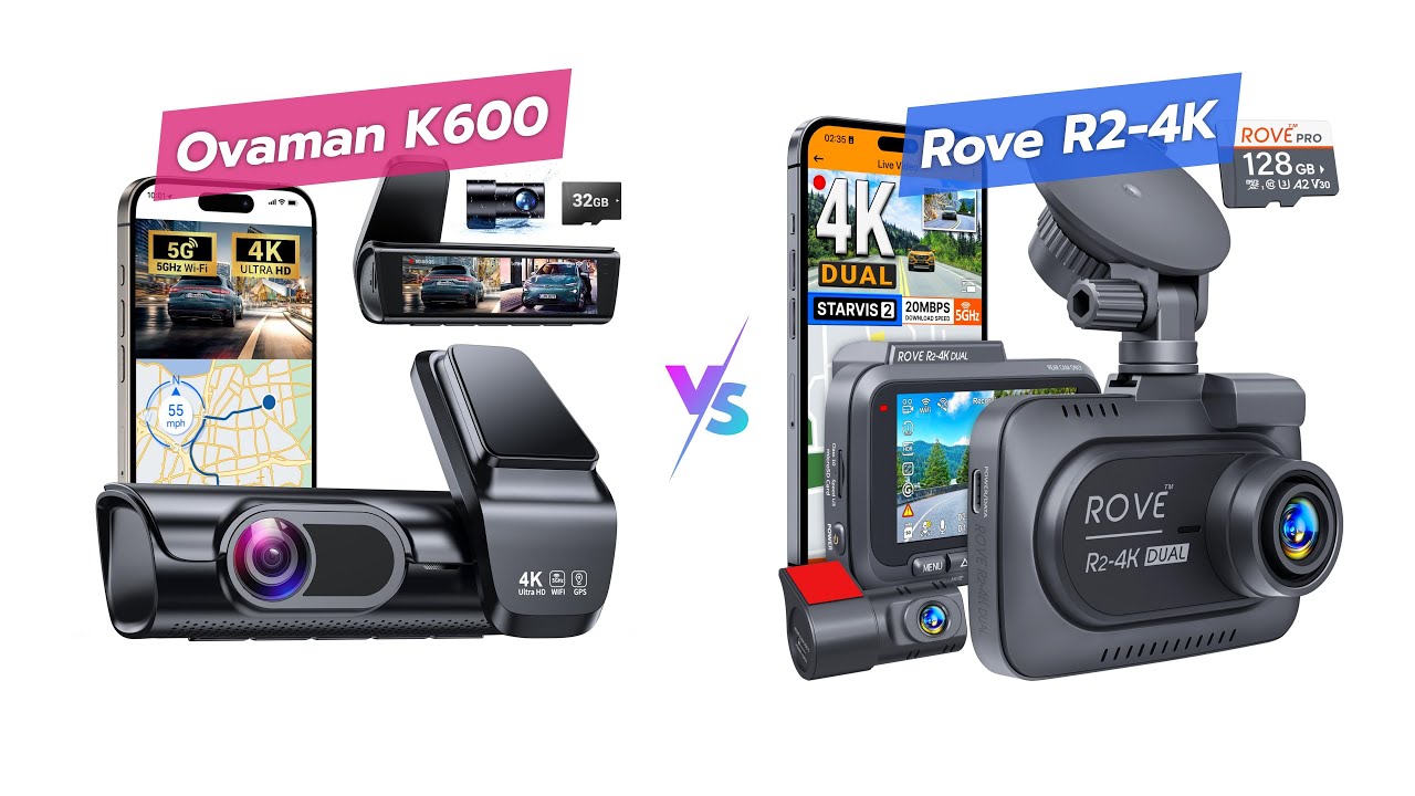 🚗 OVAMAN K600 vs ROVE R2-4K: Best Dash Cam Comparison! 🔍 - YouTube