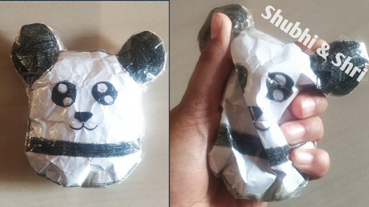 DIY 🐼 panda paper squishy || easy || shubhi & shri || explained in ...